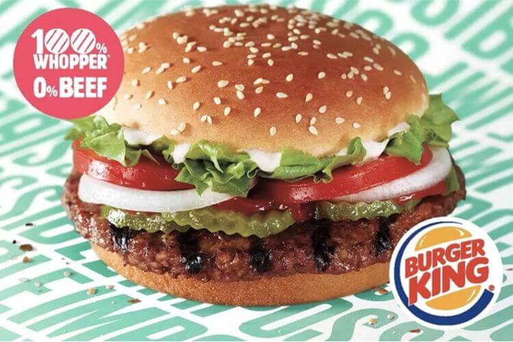Burger King lance un hamburger sans viande